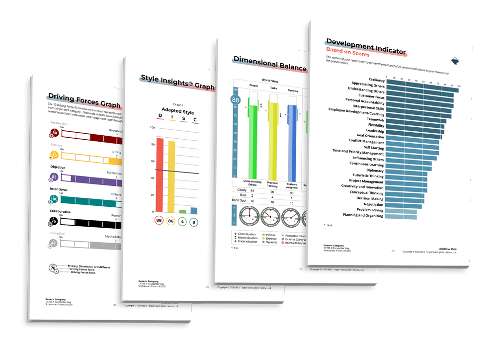 Professional Assessments and Benchmarking Tools - RMA Consulting